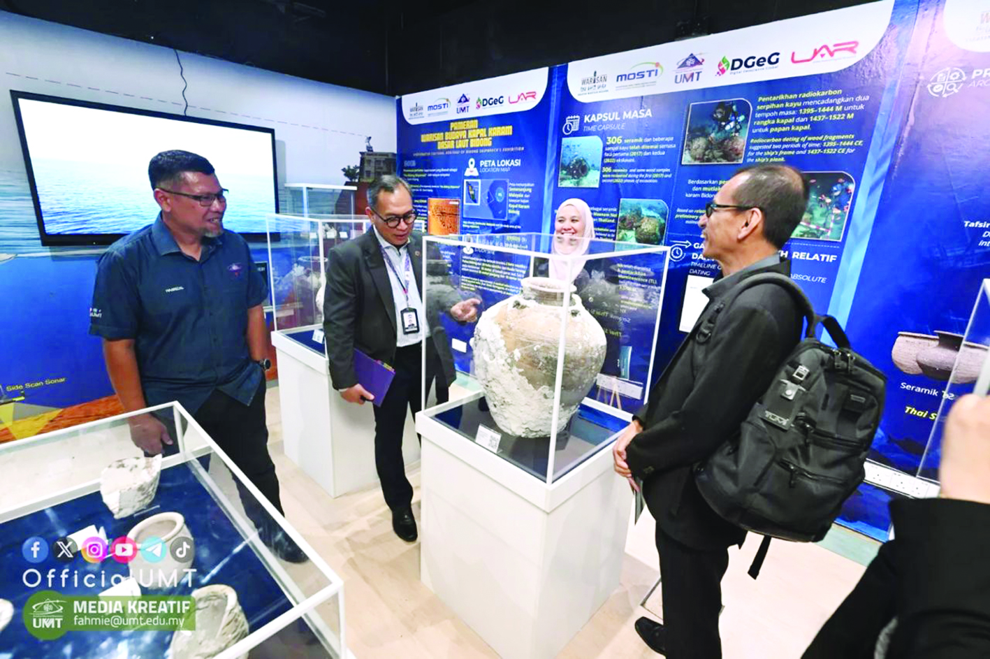 UMT Wujud Galeri Artifak Bawah Air Realiti Terimbuh Pertama di Malaysia - MTDC Official Website